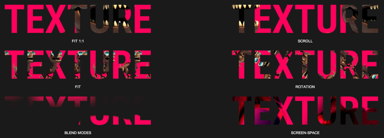 Fill Texture Filter Component | Chocolate Dinosaur